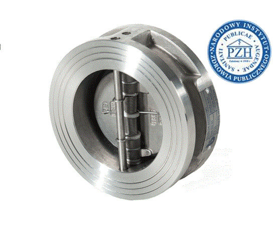 Клапан обратный бабочка DN150 нержавеющий PN16 CF8M/316/FKM, BLZZM 150 ...